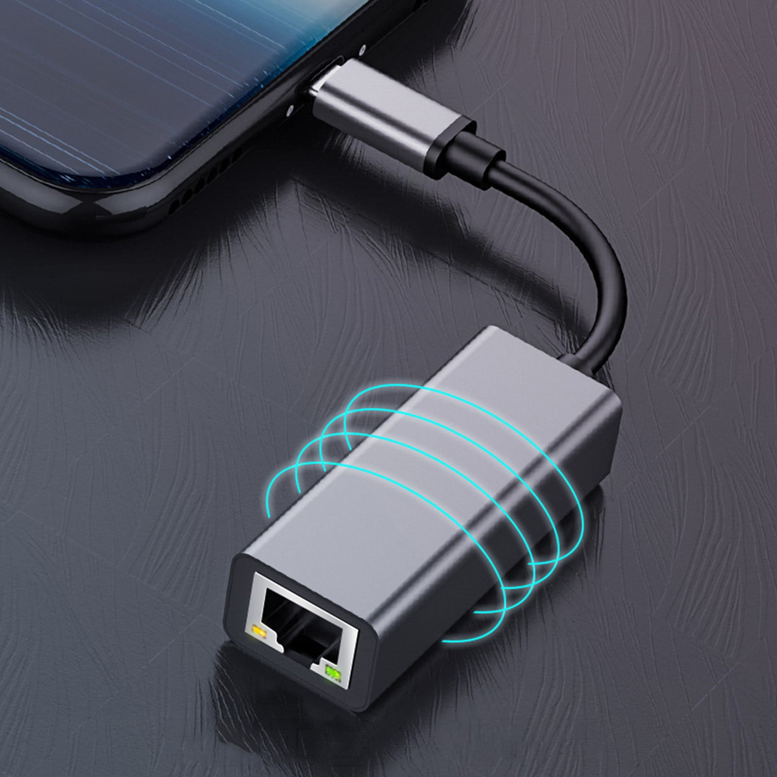 Hmsavn Desk Lamp Type C To Gigabit Network Card Laptop Drive Wired ...