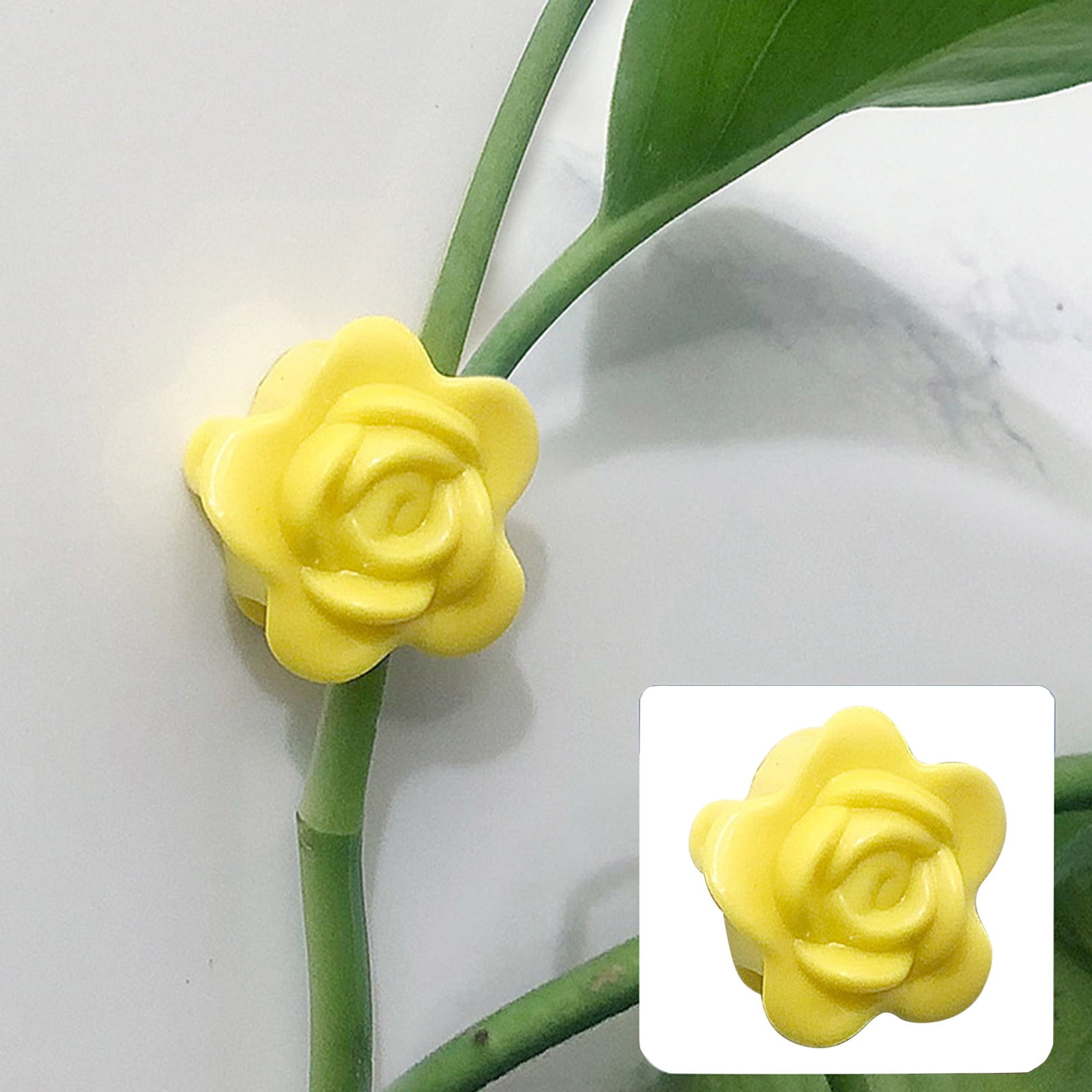 Hmsavn Fixer Green Plant Indoor Traceless Climbing Cable Organizer Rose ...