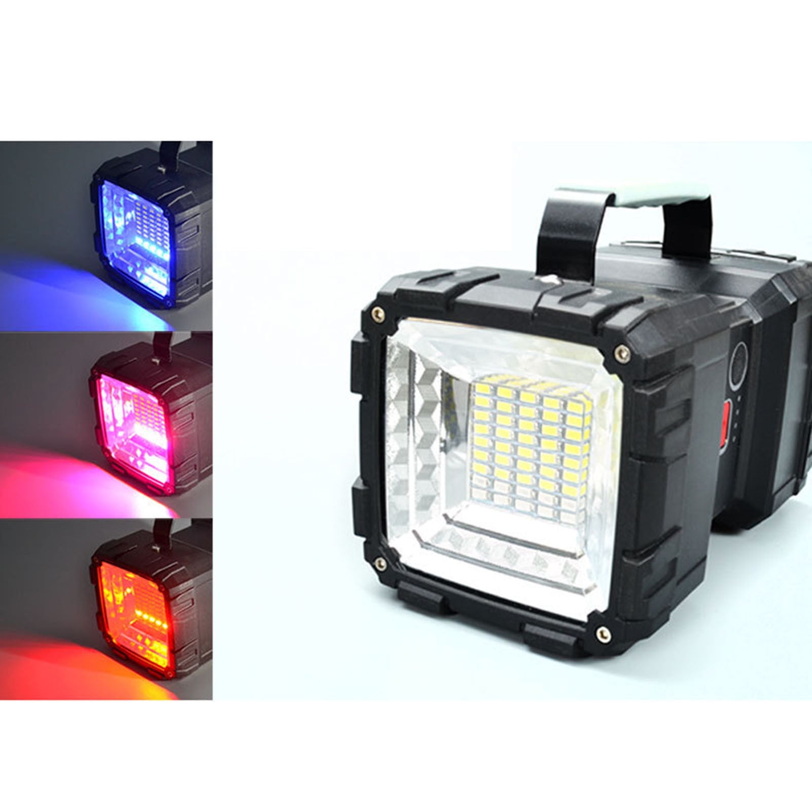 Hmsavn Flashlight 35LED Bright Rechargeable Double Searchlight Handheld Flashlight Large ...