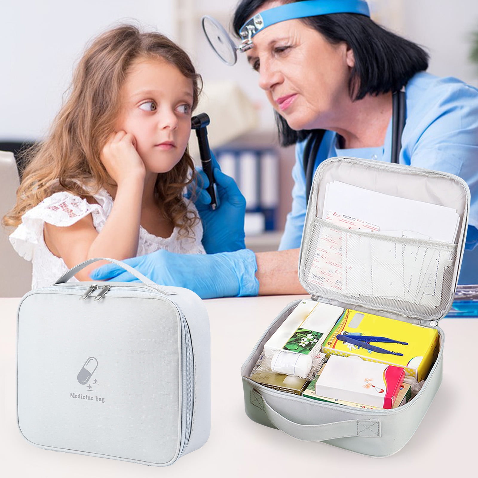 Hmsavn Home Storage - Medication Empty Bottle Organizer, Medication ...