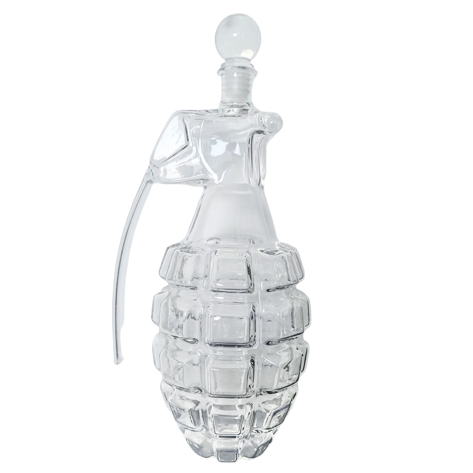 Hmsavn Kitchen Gadgets Vintage Hand Shaped Clear Glass Liquor Bottle ...