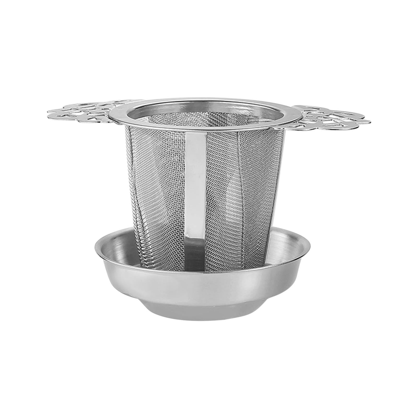 Hmsavn Lace Tea Maker 304 Stainless Steel Gold Tea Filter Tea Leakage ...