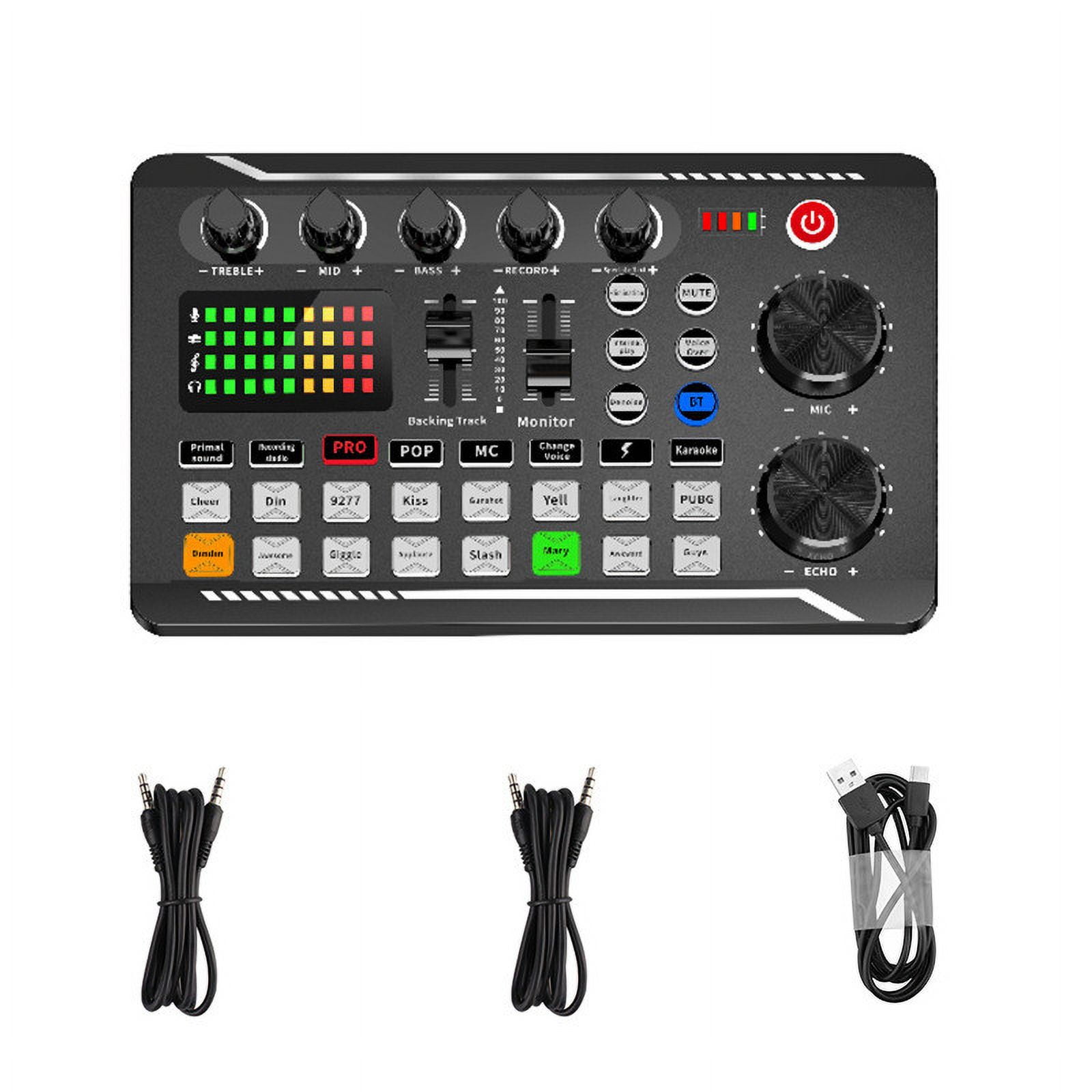 Hmsavn Live Streaming Audio Live Broadcast Sound Card Electronics ...