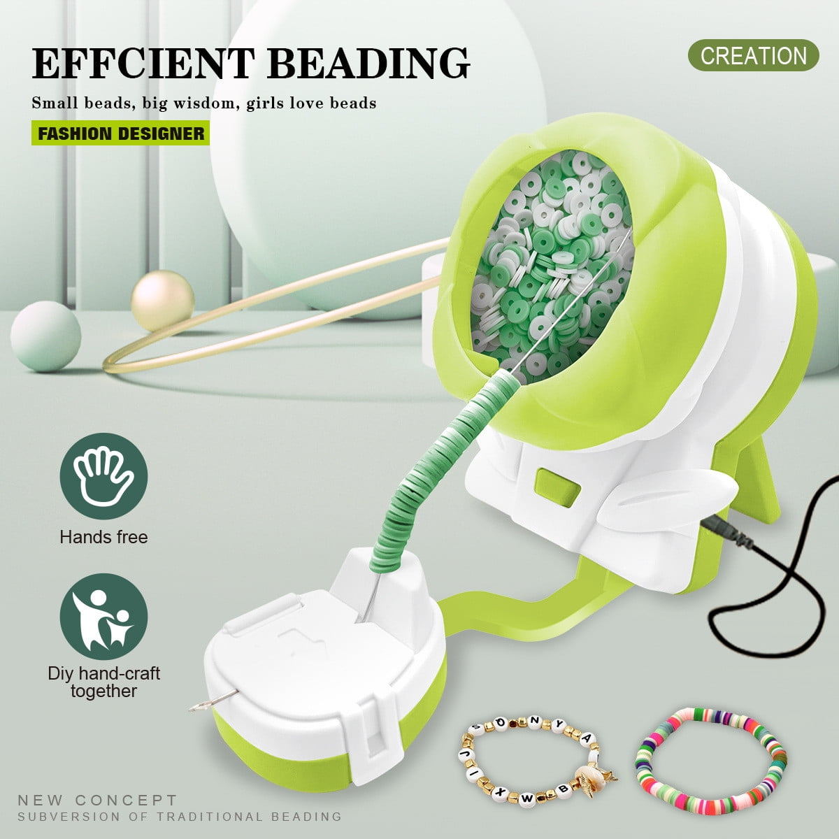 Hmsavn Must-Have Automatic Beading Machine Efficient Bead Stringing Automaton Superior Automatic ...
