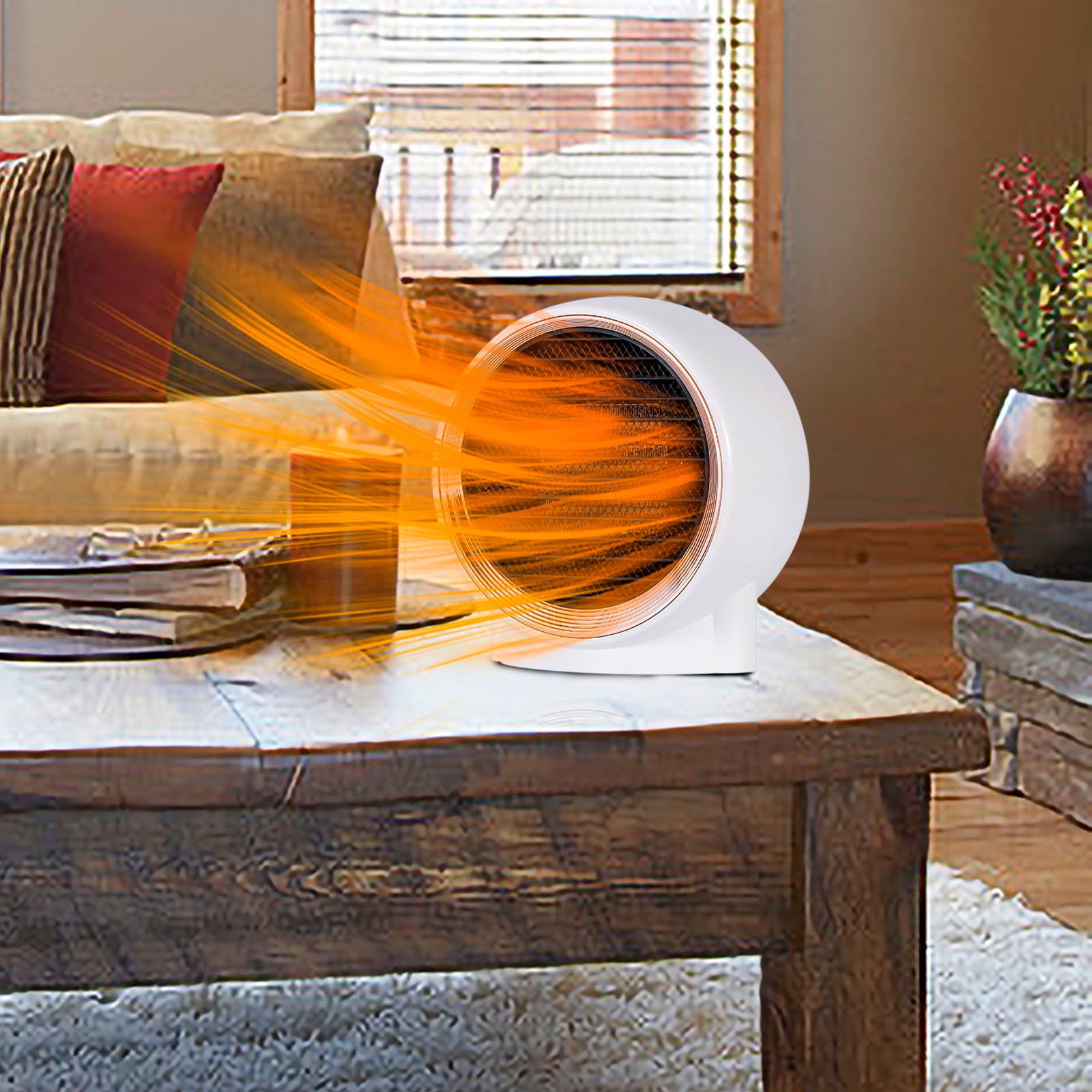 Hmsavn Space Heater New Round Heater, Small Desktop Heater, Household ...