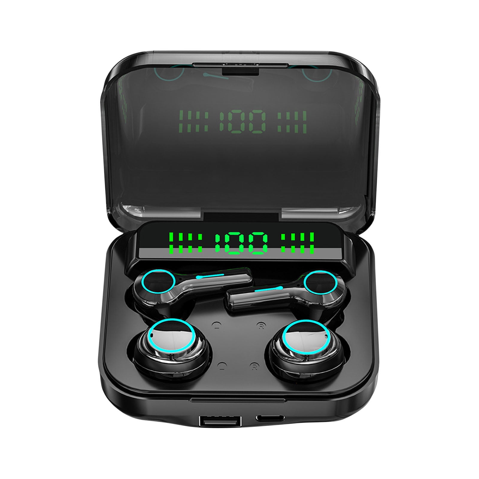 Hmsavn Wireless Bluetooth Double -Headphones With LED Aperture ...