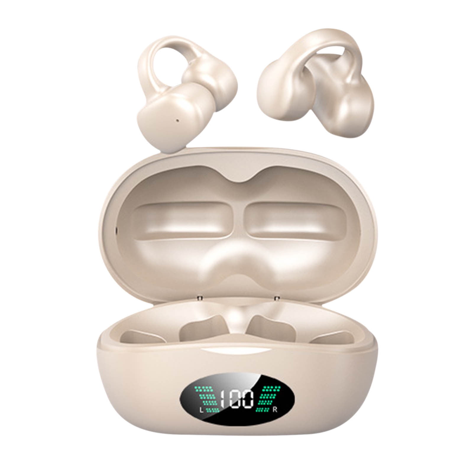 Hmsavn Wireless Earbuds Wireless Ear Clip Headphones Bluetooth Mini ...