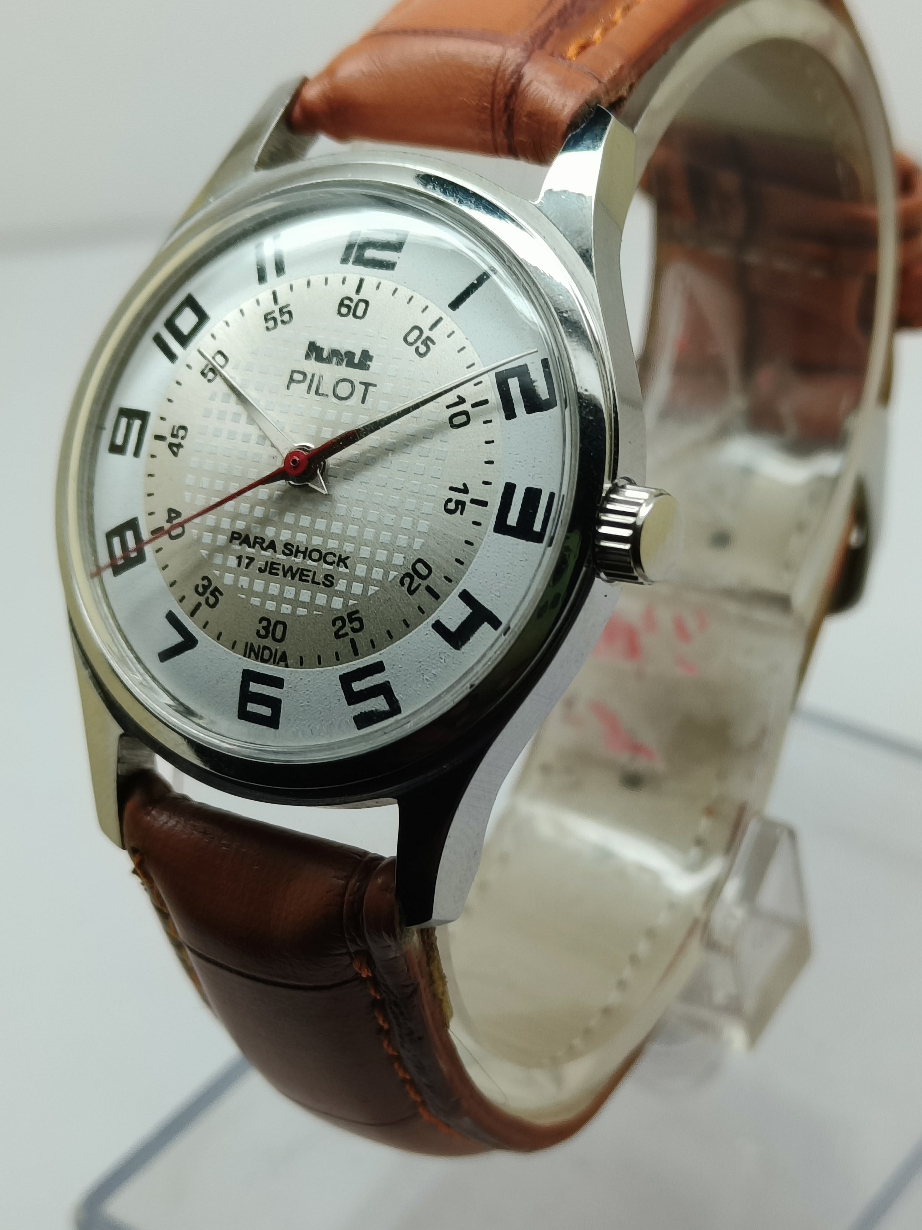 Hmt Pilot Mechanical Hand Winding Stainless Steel Vintage Wristwatch - Walmart.com