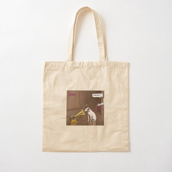 Hmv - His Master S Voice Rca Cotton Tote Bag Canvas Tote Bag, Family ...