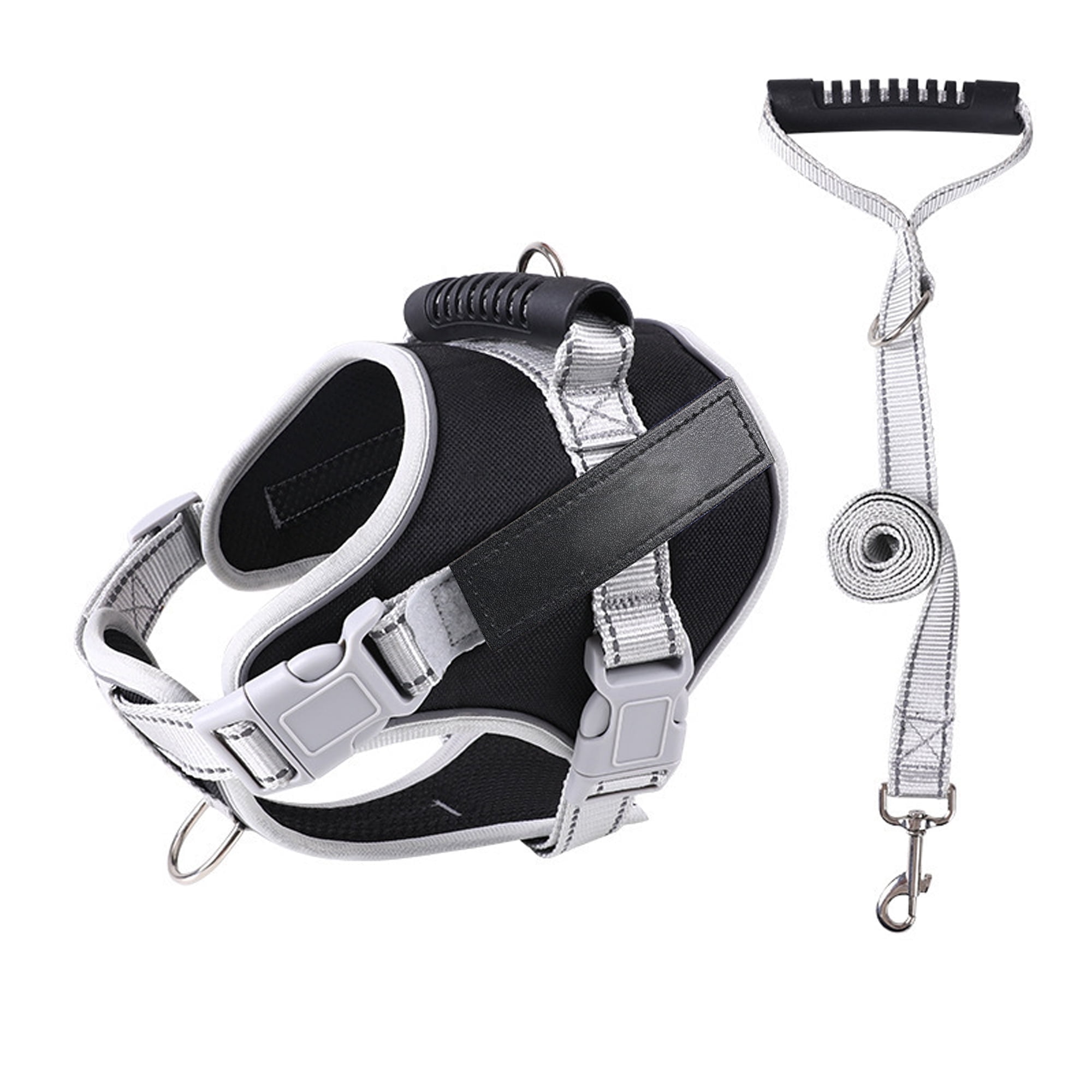 Hmyfdith Pet Chest Harness ， Reflective Oxford Vest Harness with Handle ...