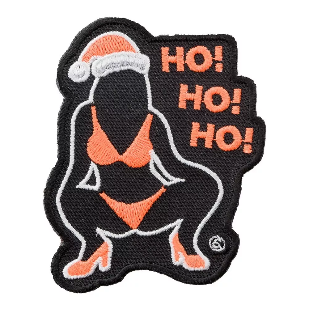 Ho Ho Ho Dancing Lady Santa Hat Patch, Christmas Patches - Walmart.com