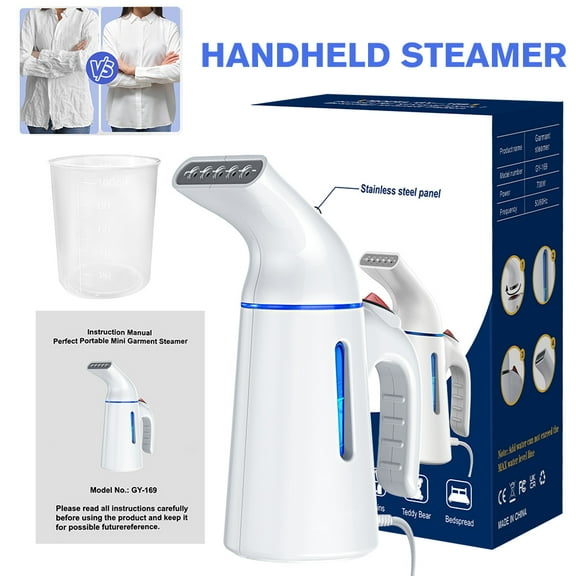 Travel Garment Steamer, Handheld Steamer for Clothes, Fast Heat-Up in ...