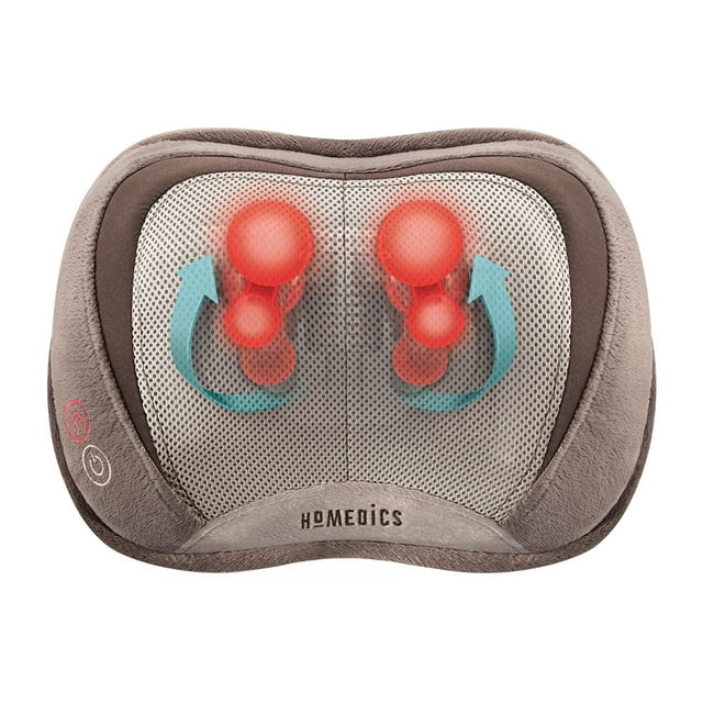 Homedics 3d Shiatsu And Vibration Massage Pillow Heated Back And Neck