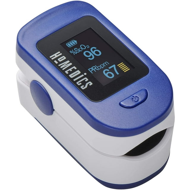 HoMedics Pulse Oximeter Blood Oxygen Saturation Monitor - Walmart.com