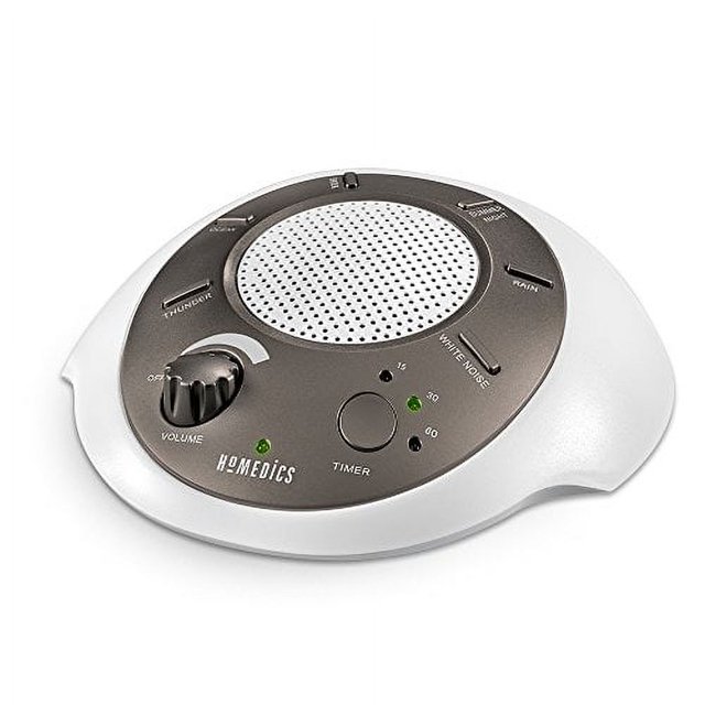 HoMedics White Noise Sound Machine | Portable Sleep Therapy for Home ...