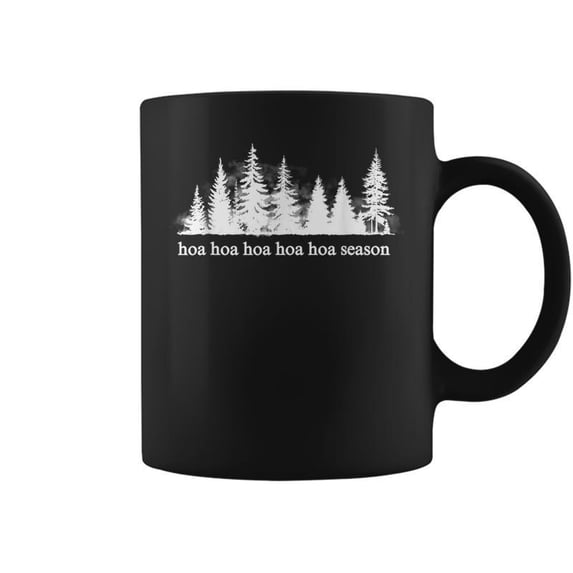 Hoa Hoa Hoa Hoa Hoa Cozy Season Twilight Lover Pine Forest Coffee Mugs ...
