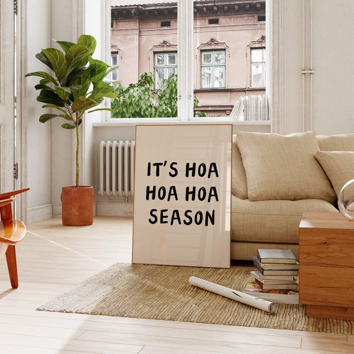 Hoa Hoa Hoa Poster Twilight Funny Print Twilight Gift Minimalist Wall ...