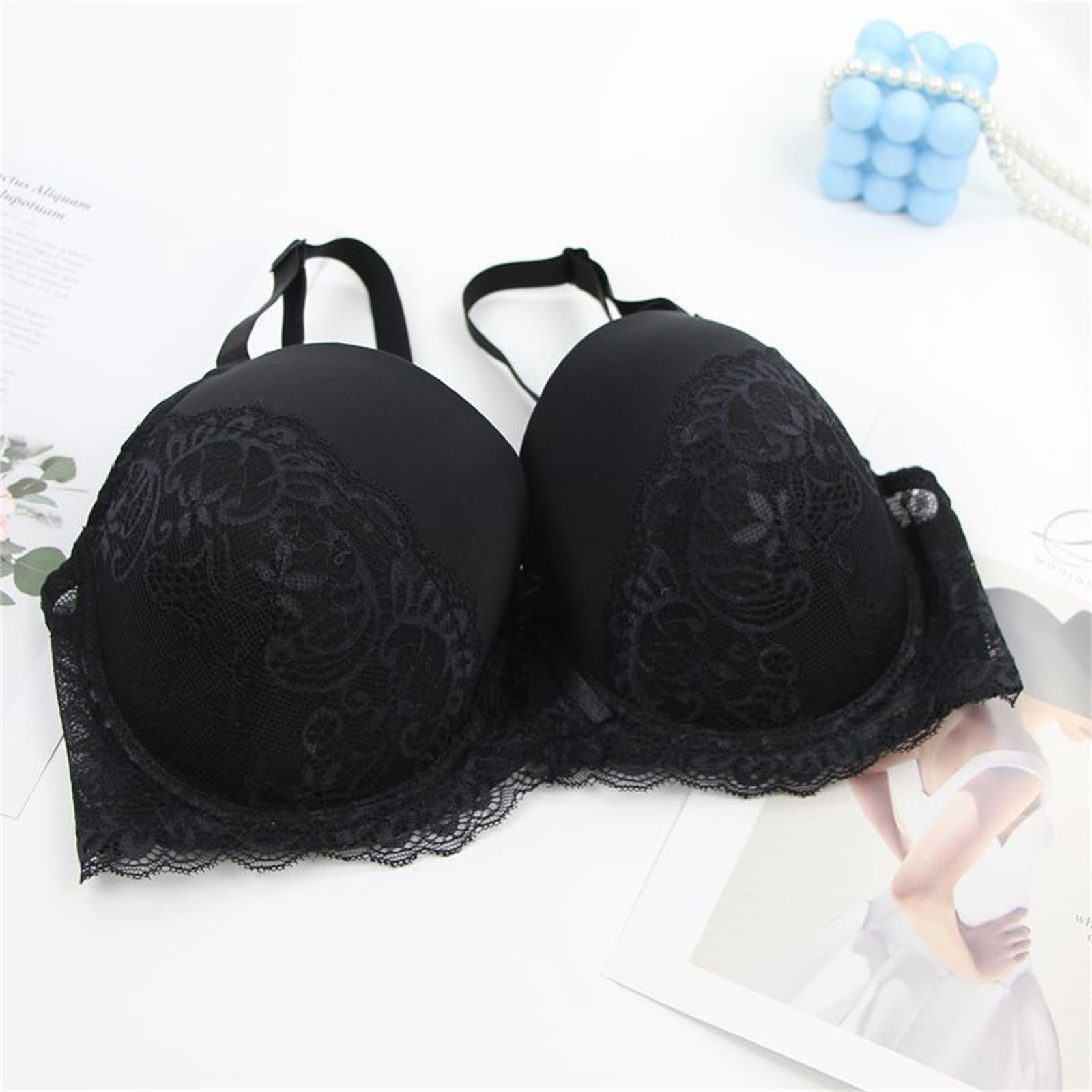 Hoadeuw Lace Bras Women'S Bra Strap Strap Bra Set Women'S Sexy Big ...