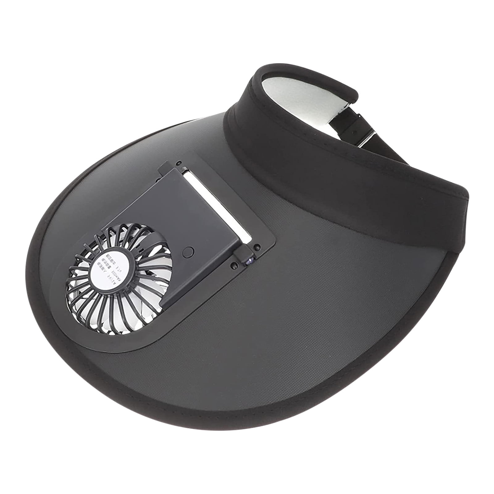 IBaodan Summer Sun Visor Hat, Peaked Cap Fan USB Charging Big Eaves ...