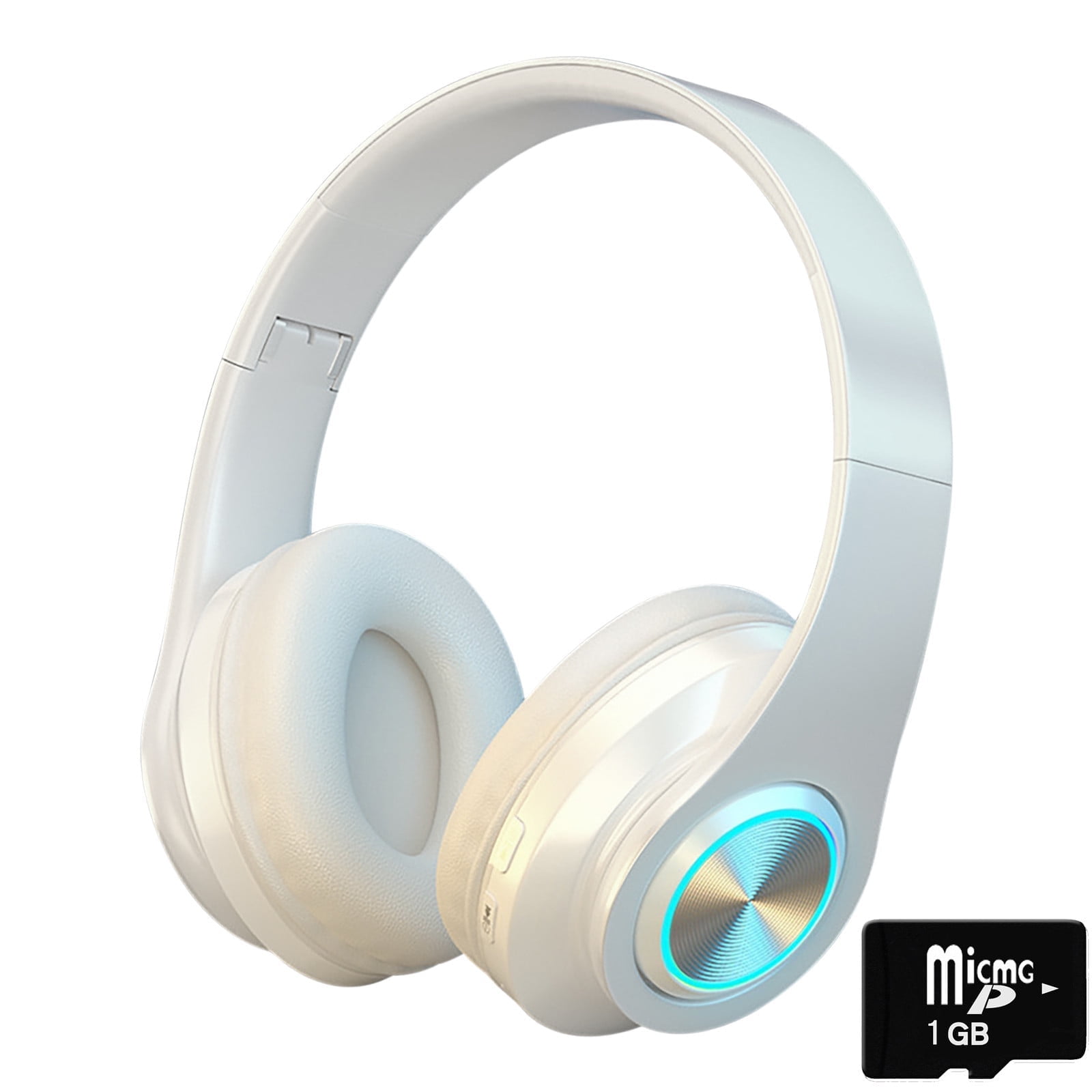 IBaodan Wireless Bluetooth Headphones,Colored Luminous Breathing Lights ...