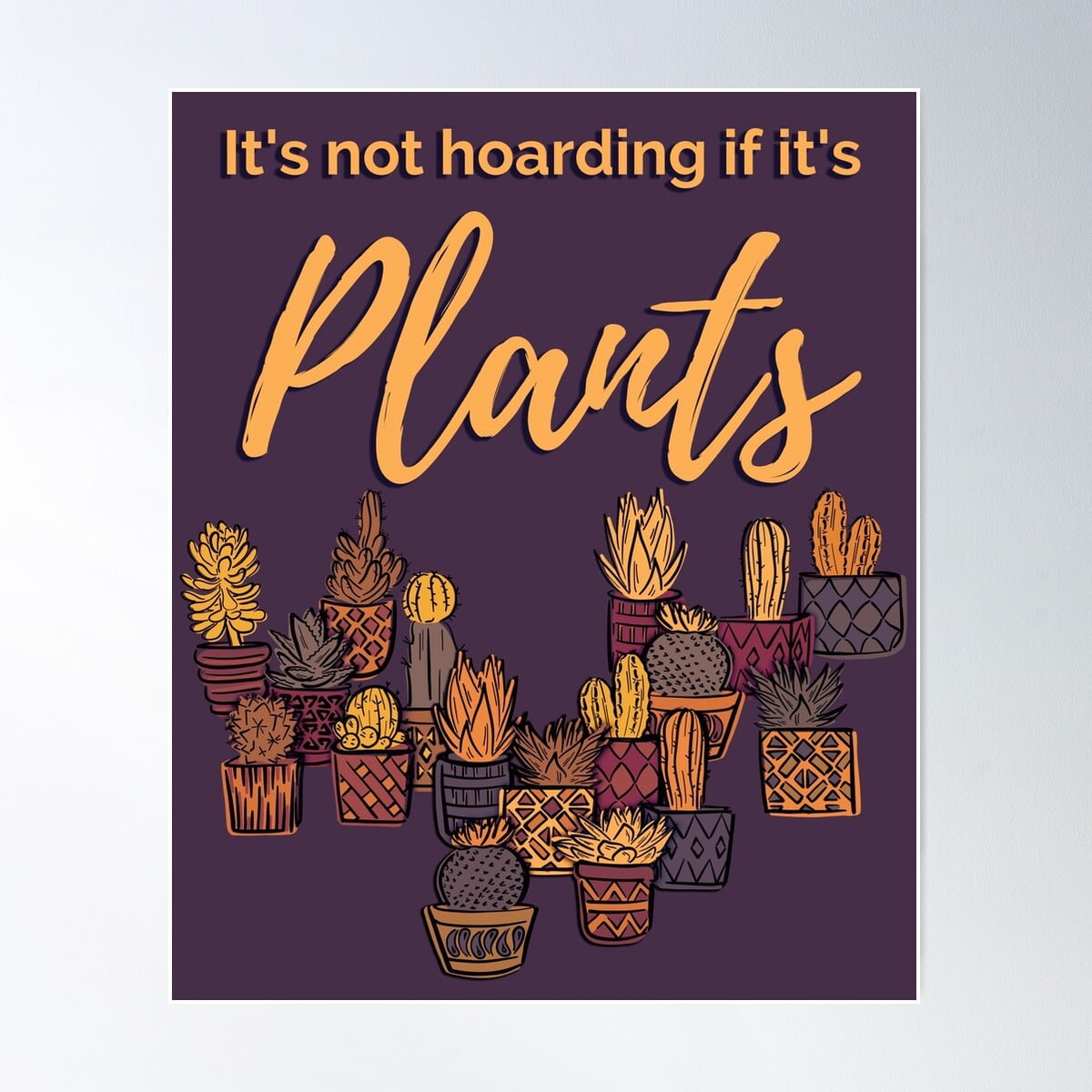 It'S Not Hoarding If It'S Plants - Orange And Purple Succulents And ...