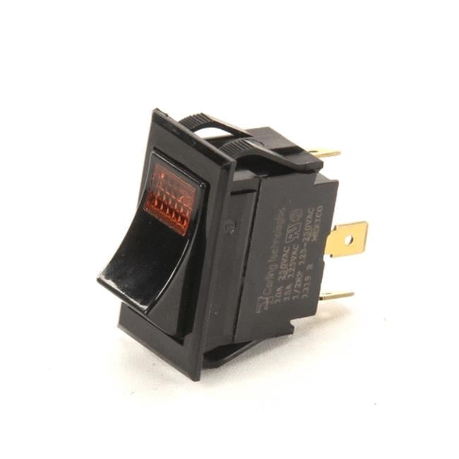 Hobart 00-087711-198-2 Lighted Amber On & Off Rocker Switch - Walmart.com