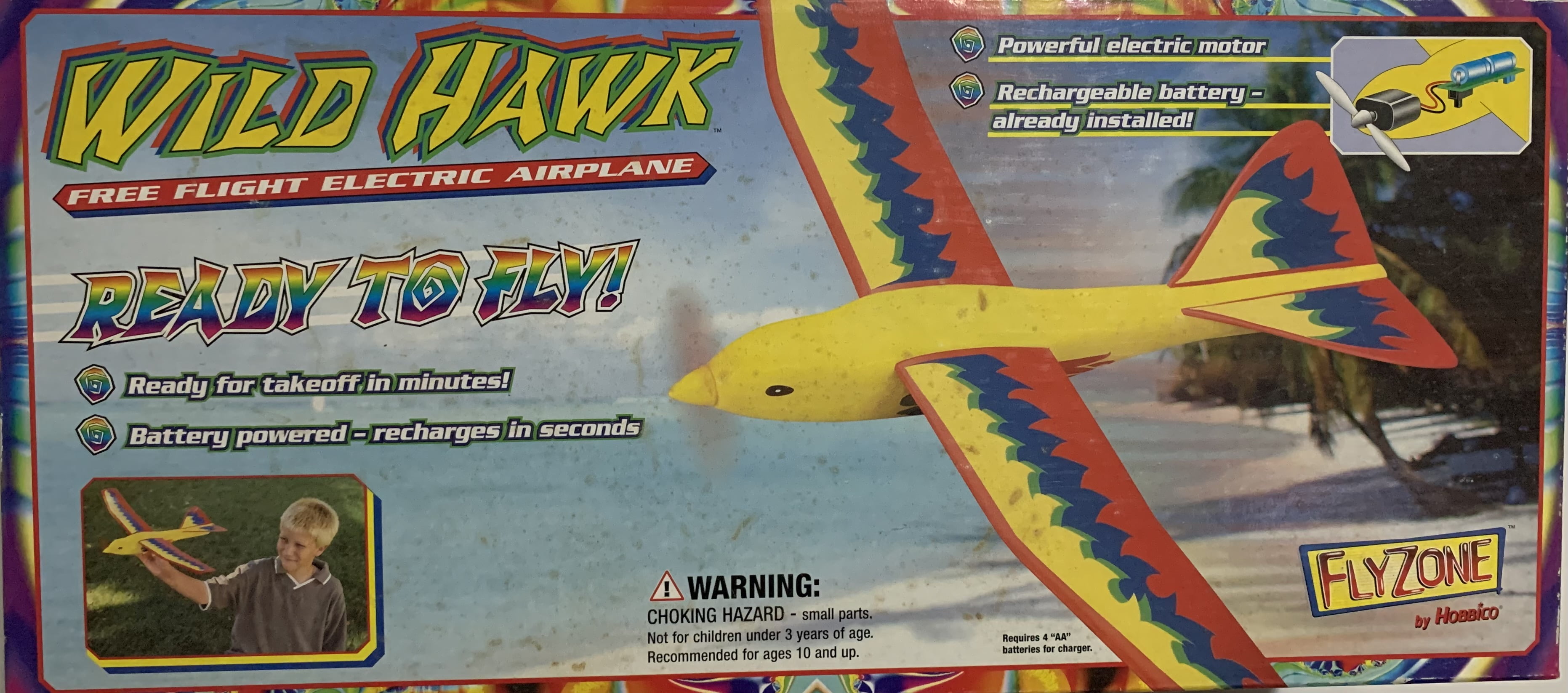 Hobbico Flyzone Hand Launch Electric Airplane Wild Hawk - Walmart.com