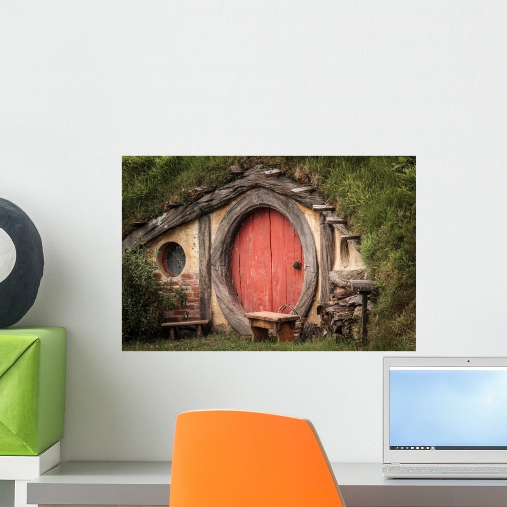Hobbit Hole Wall Mural by Wallmonkeys Peel and Stick Graphic (18 in W x ...