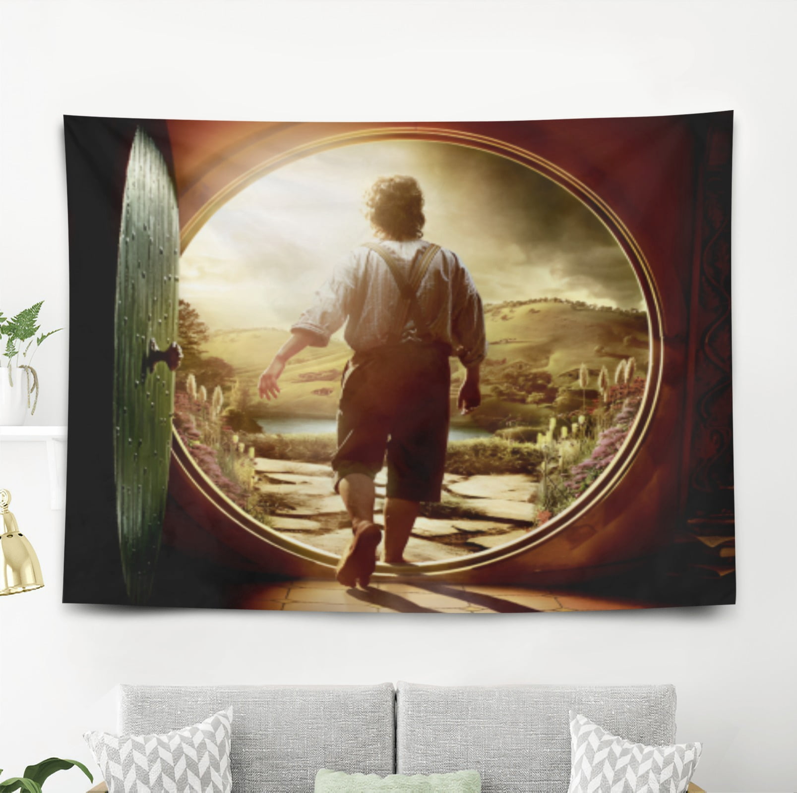 Hobbit Tapestry Gift Wall Hanging Backdrop for Room Bedroom Girls Or ...