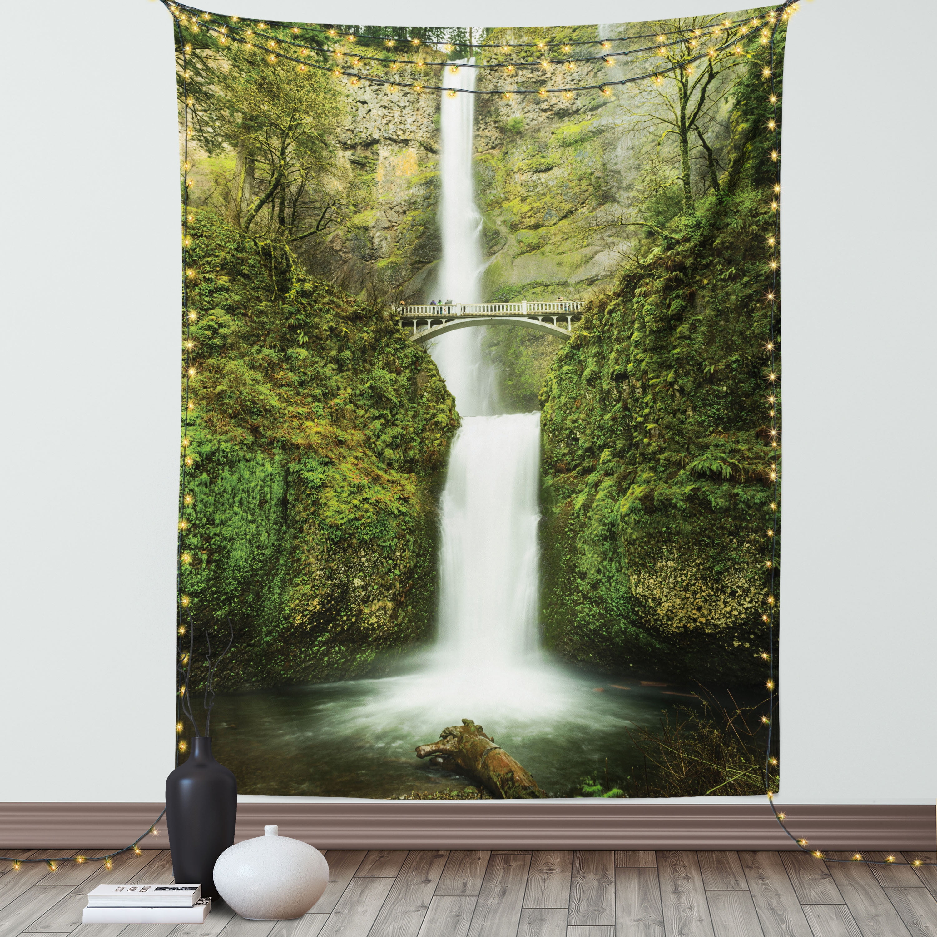 Hobbits Tapestry, Falls of Rivendell Multnomah Waterfall Oregon with ...
