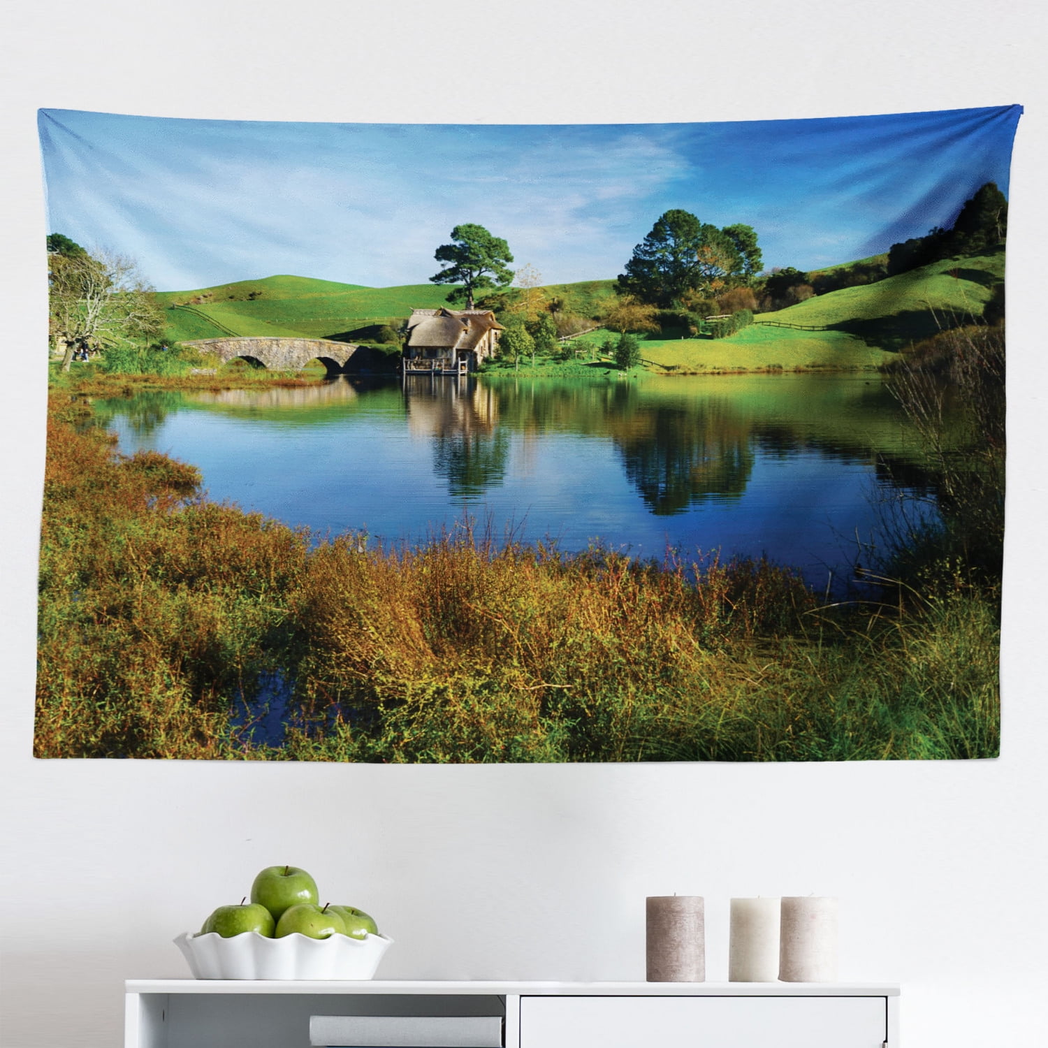 Hobbits Tapestry, Overhill Matamata New Zealand Movie Set Hobbit Land ...