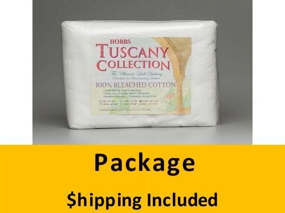 TB96 Hobbs Tuscany Bleached Cotton (Package, Queen 96 in. x 108 in ...