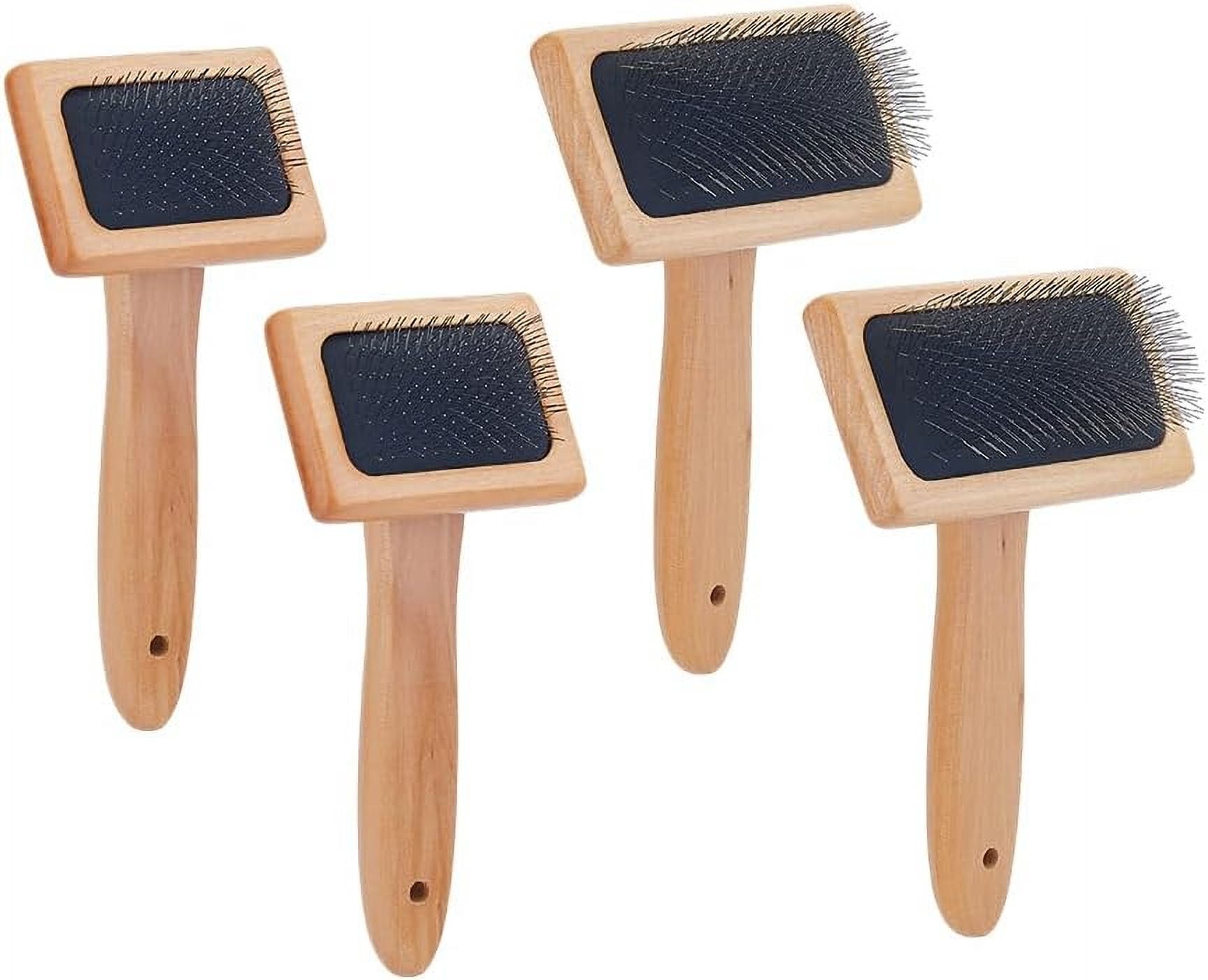 Hobbspring 4Pcs Wool Brush Hand Carders Slicker Brush Needle Felting ...