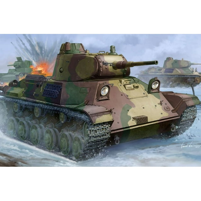 Hobby Boss Models 83828 1:35 Finnish T-50 Tank - Walmart.com