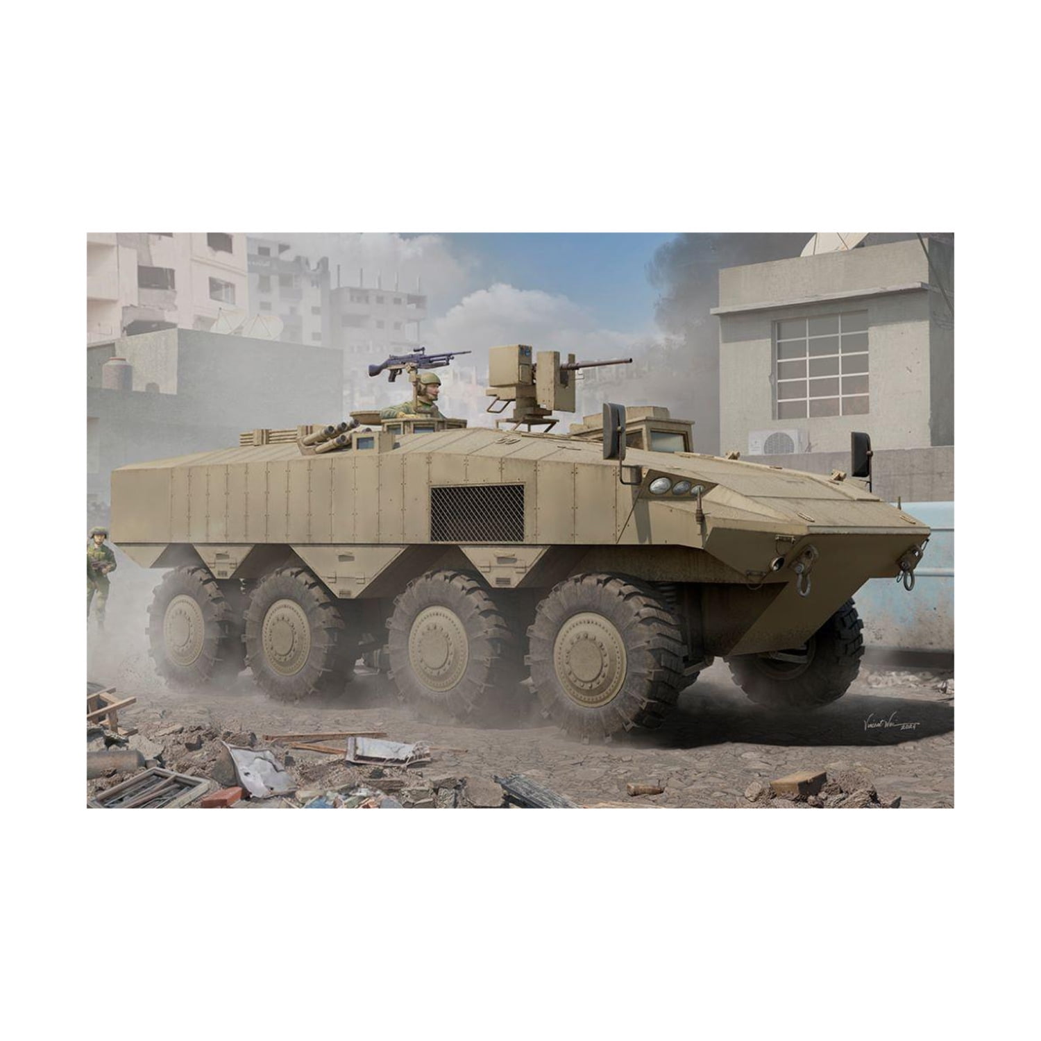 Hobby Boss IDF Eitan Wheeled APC New - Walmart.com