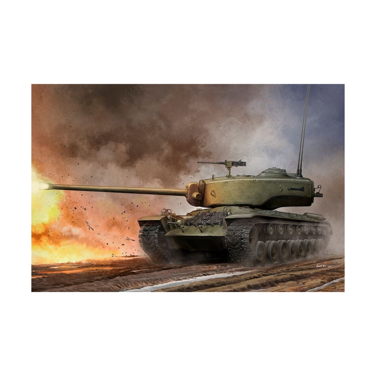 Hobby Boss US T32 Heavy Tank New - Walmart.com