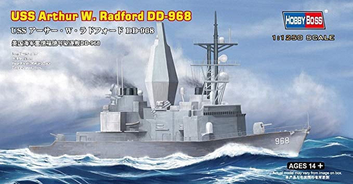 Hobby Boss USS Arthur W Radford DD-968 Boat Model Building Kit ...