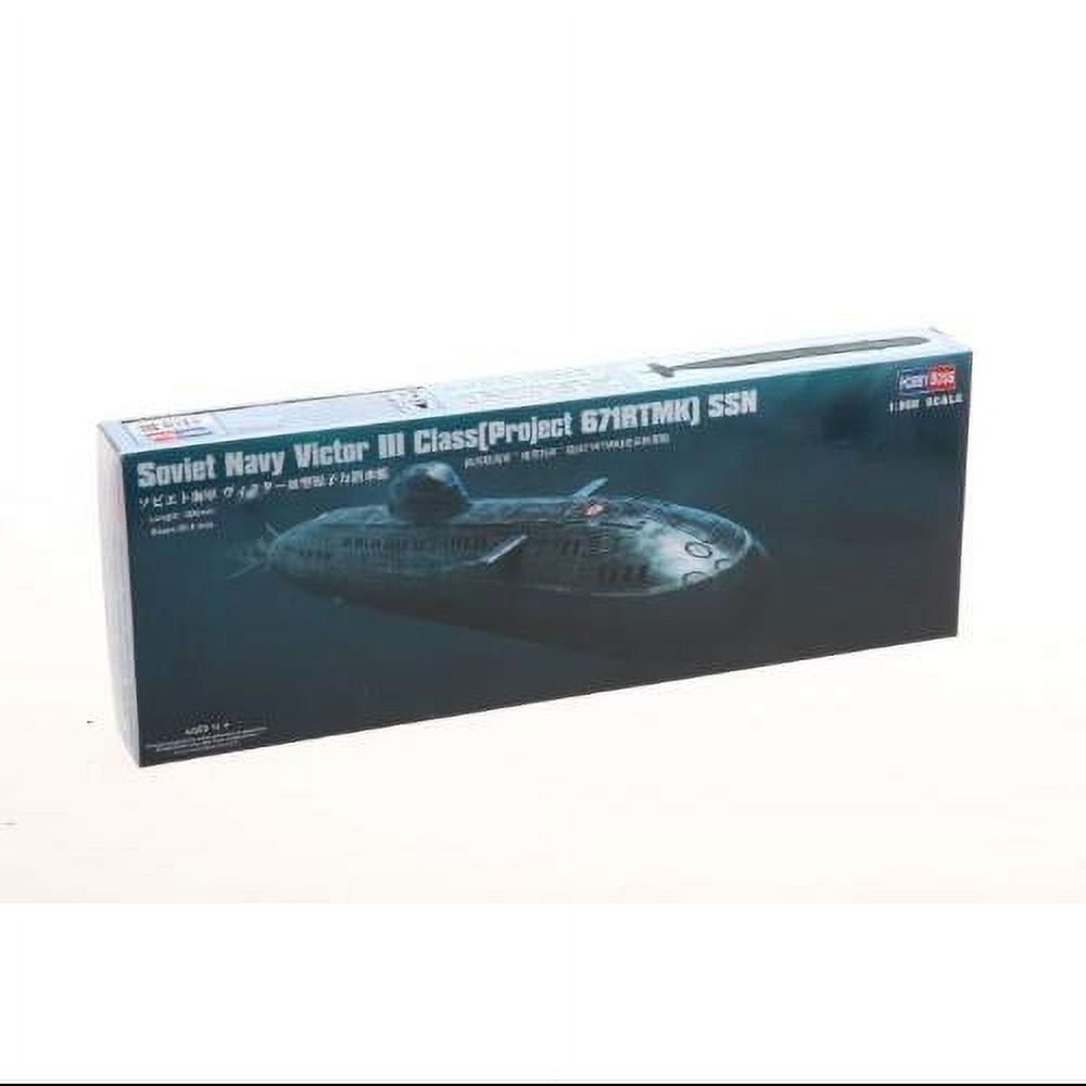 Hobby Boss Victor III Class (Project 671RTMK) SSN Boat Model Building ...