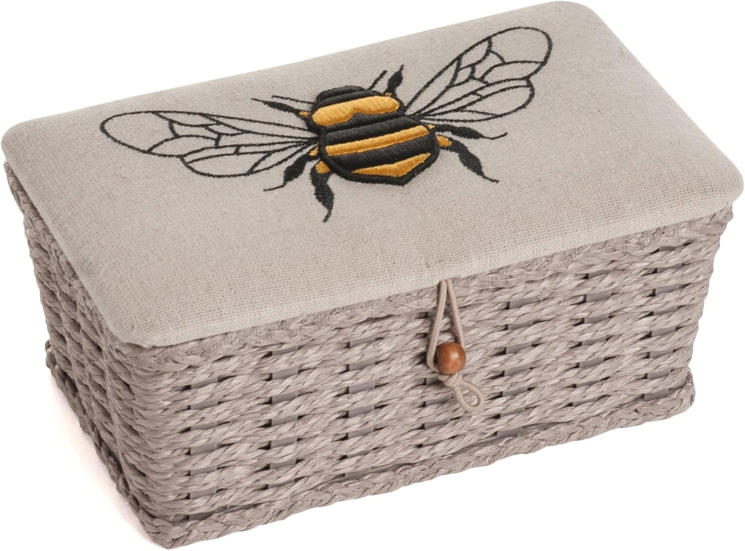 Hobby Gift Sewing Box (S) Wicker Basket: Linen Bee - Walmart.com
