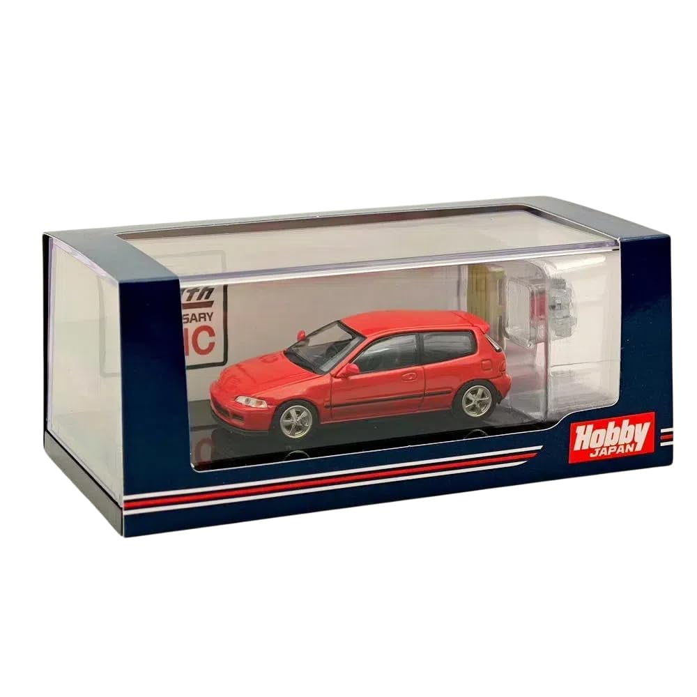 Hobby Japan 1/64 Civic (EG6) Sir-S with Engine Display Model Milano Red ...