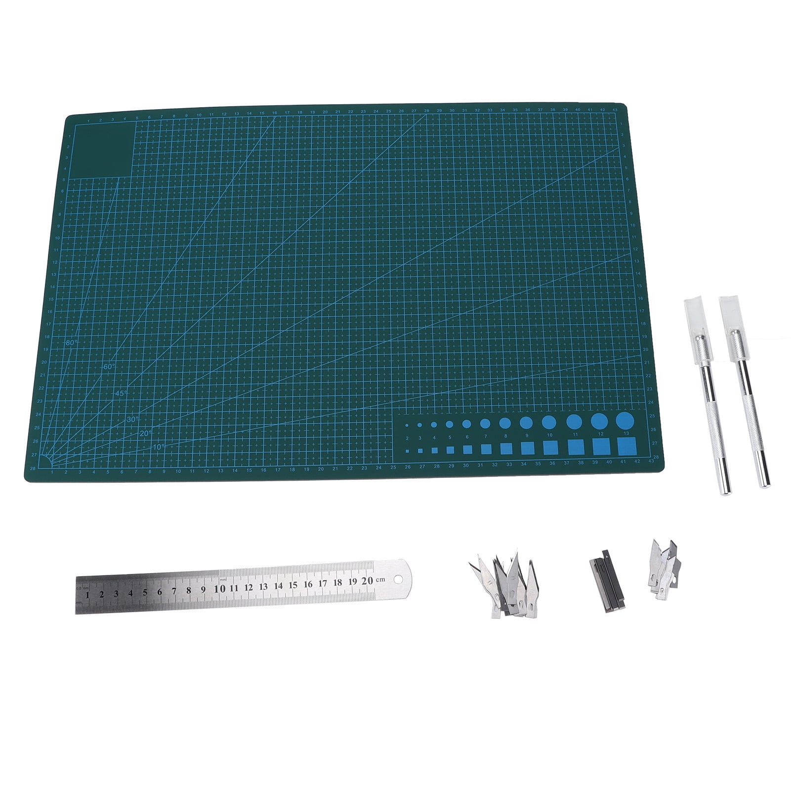 Hobby Knife Kit Cutting Board Blade Engraving Tool Set for Craft Sewing ...