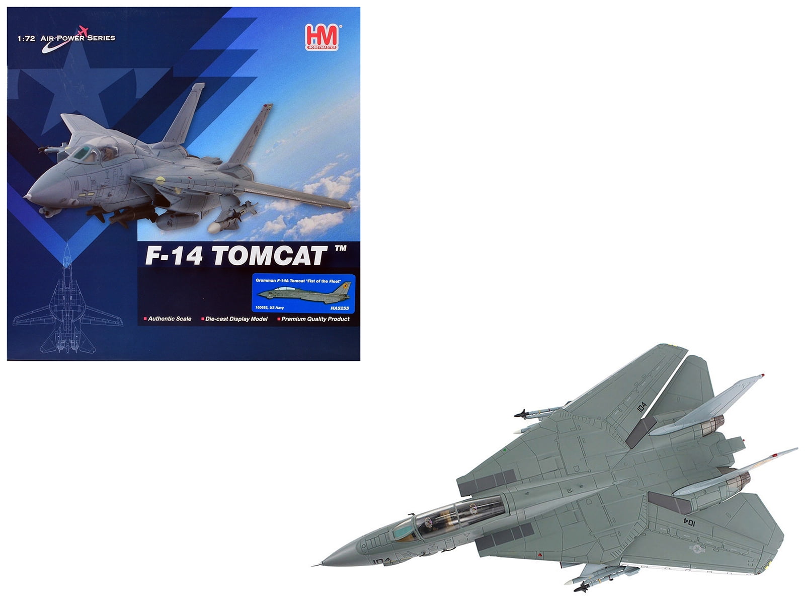 Grumman F-14A Tomcat Fighter Aircraft "Fist of the Fleet" US Navy "Air ...