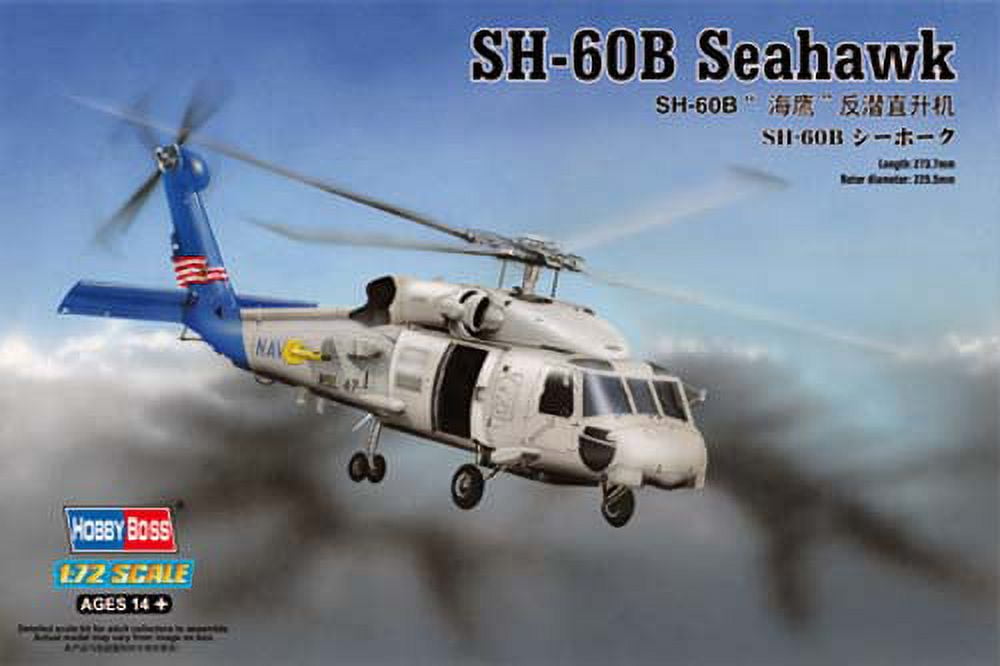 HobbyBoss 87231 Sikorsky SH-60B Seahawk 1/72 Scale Plastic Model Kit ...