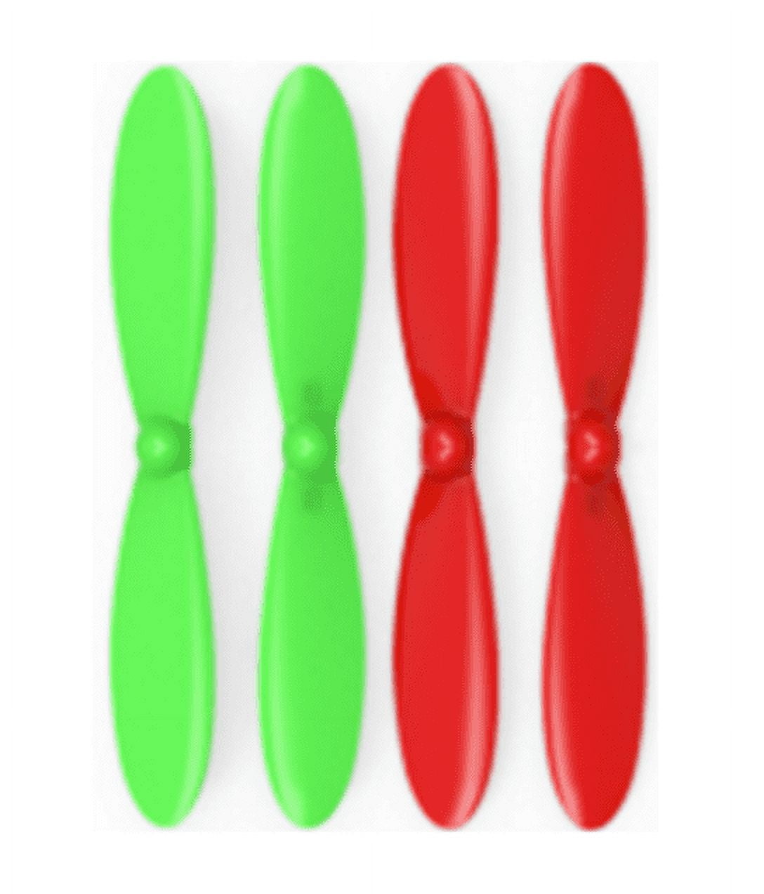 HobbyFlip Green Red Propeller Blades Propellers Props Compatible with ...