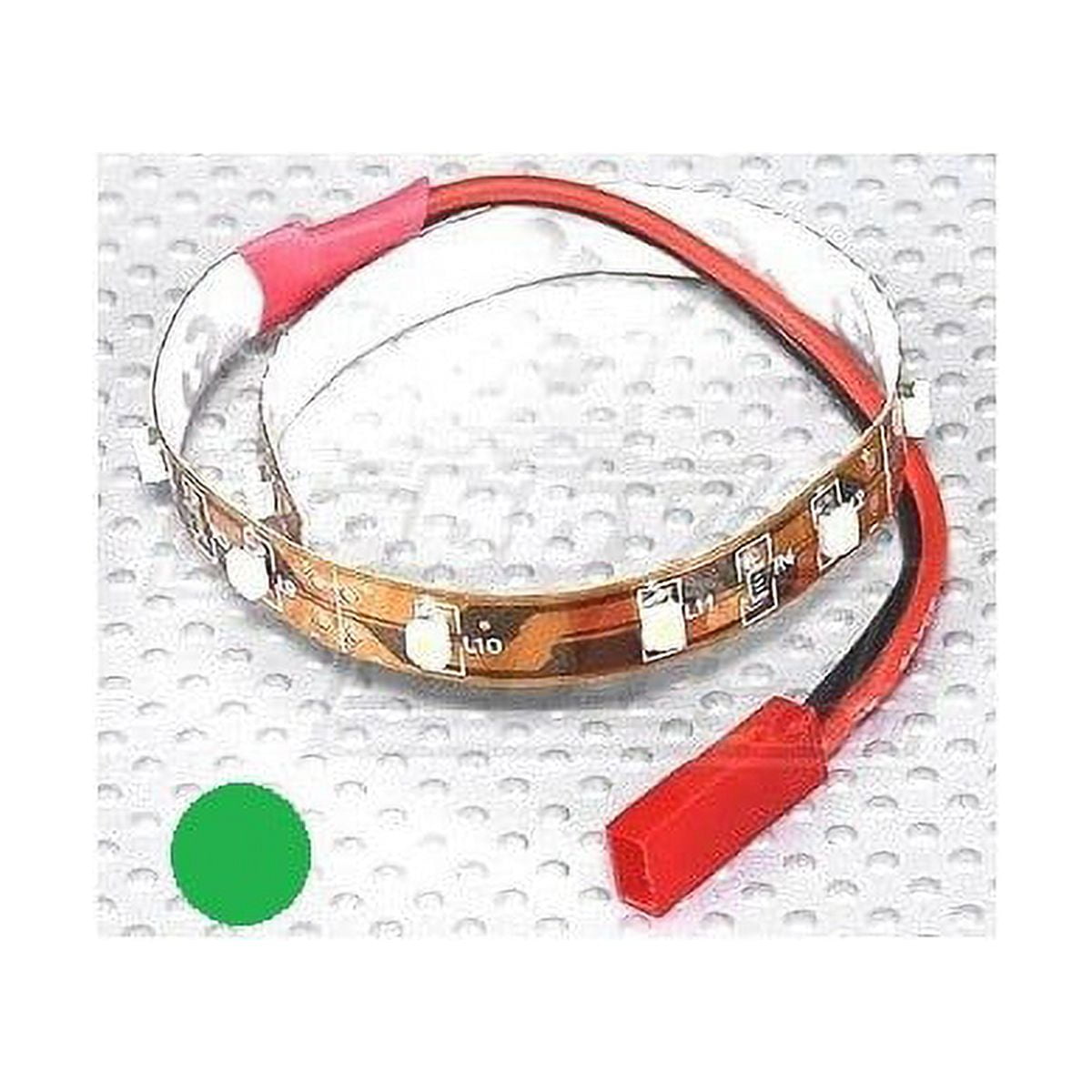 HobbyFlip LED Strip with JST Connector 200mm Green Lights Night Flying ...