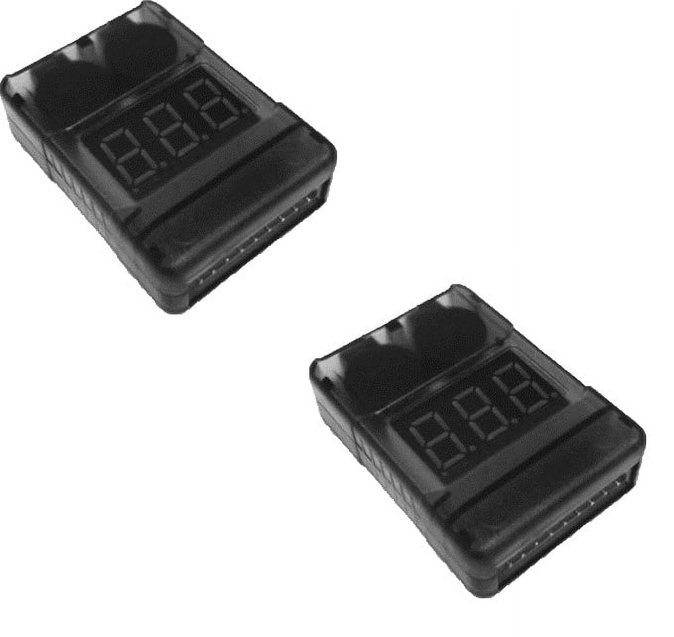 HobbyFlip LiPo Battery Low Voltage Alarm Buzzer Tester Checker 1S-8S ...