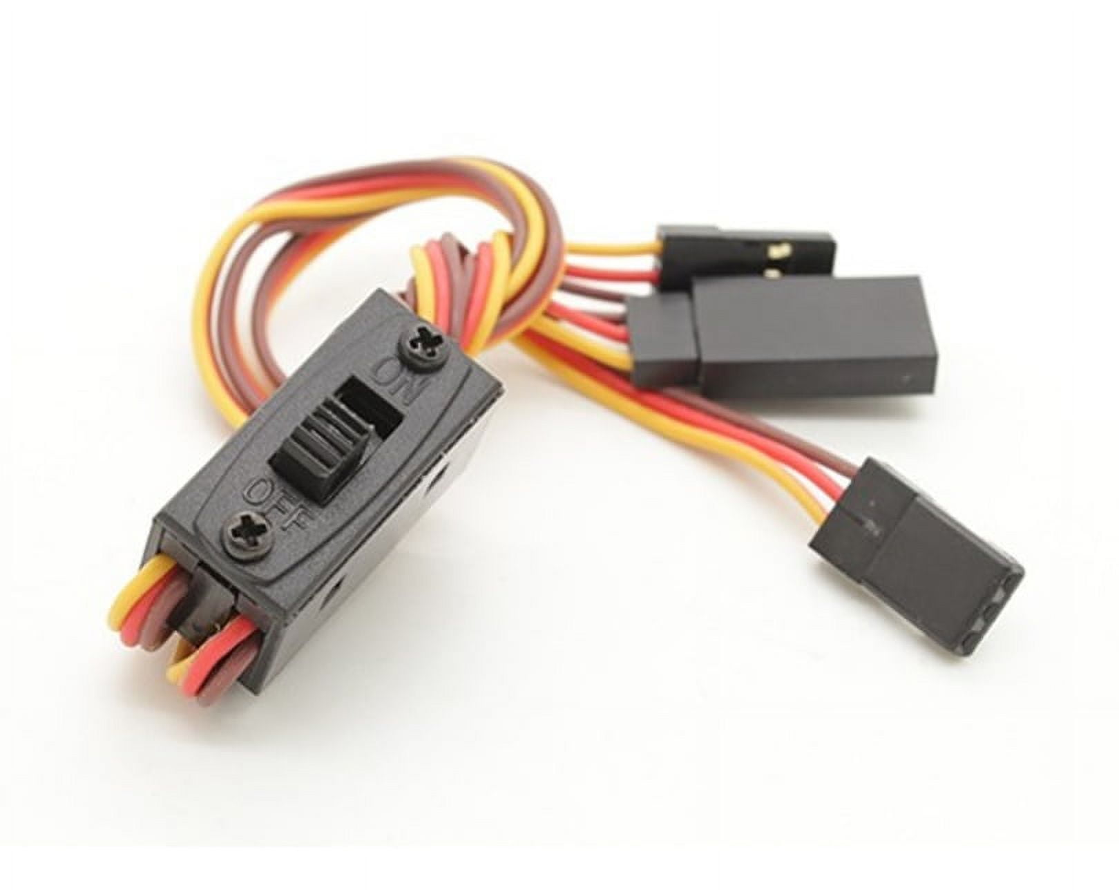 HobbyFlip Servo Connector Futaba/JR Switch Harness with Charging Lead ...
