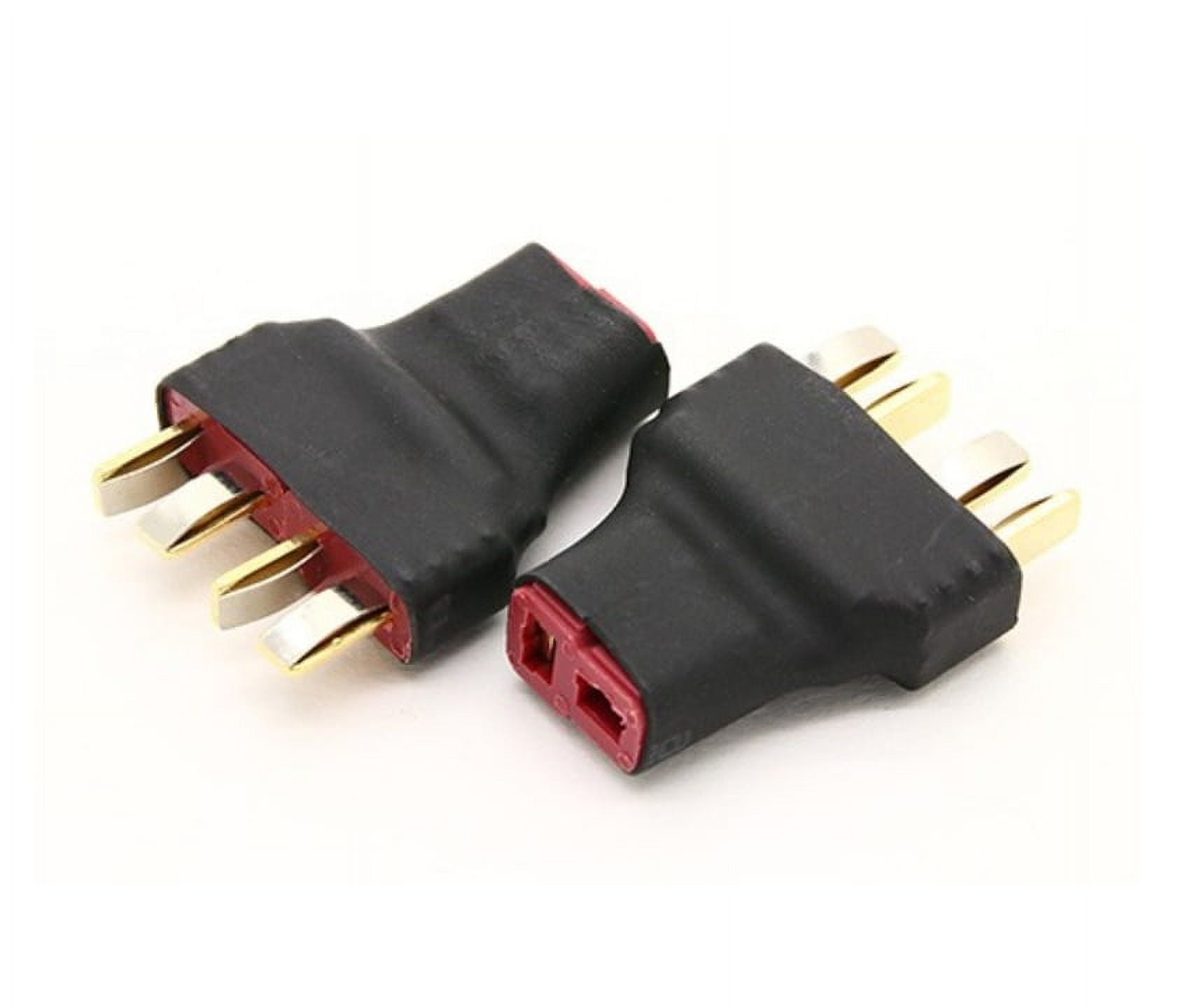 HobbyFlip T Plug Harness for 2 Battery Power Packs in Series Deans T ...