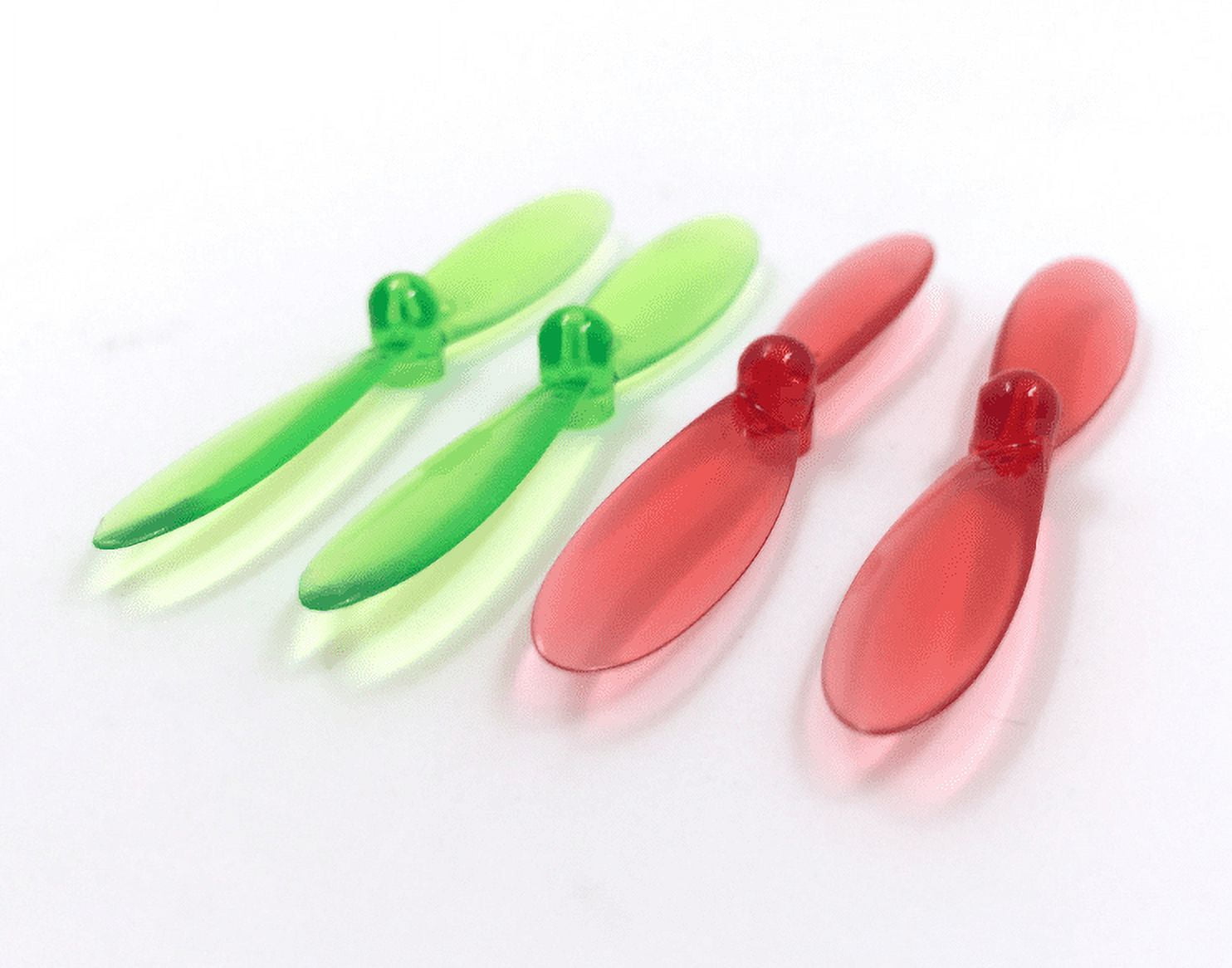 HobbyFlip Transparent Clear Red and Green Propeller Blades Props Rotor ...