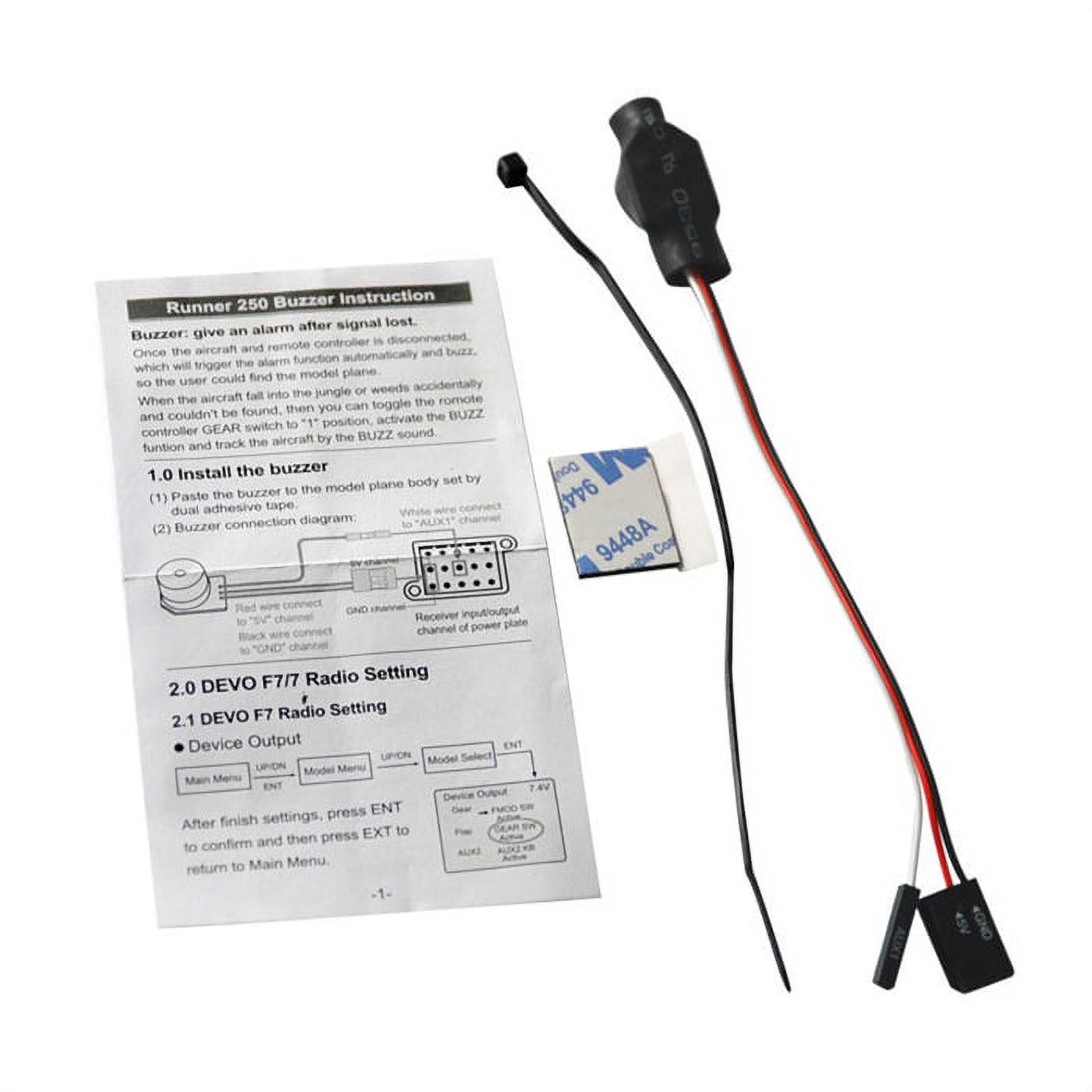 HobbyFlip Walkera Buzzer Alarm Lost Signal Sound Runner 250-Z-31 ...